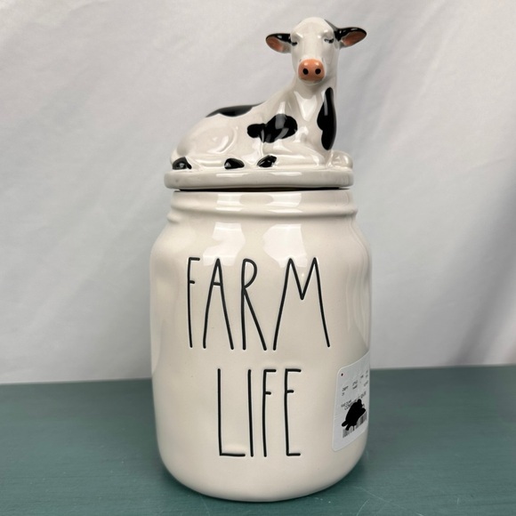 Rae Dunn | Kitchen | Rae Dunn Farm Life Cow Canister | Poshmark